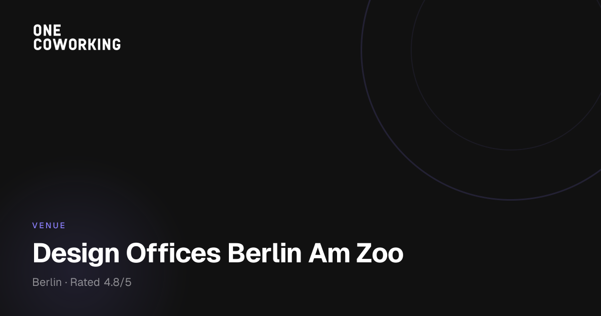 Design Offices Am Zoo — Coworking in Berlin